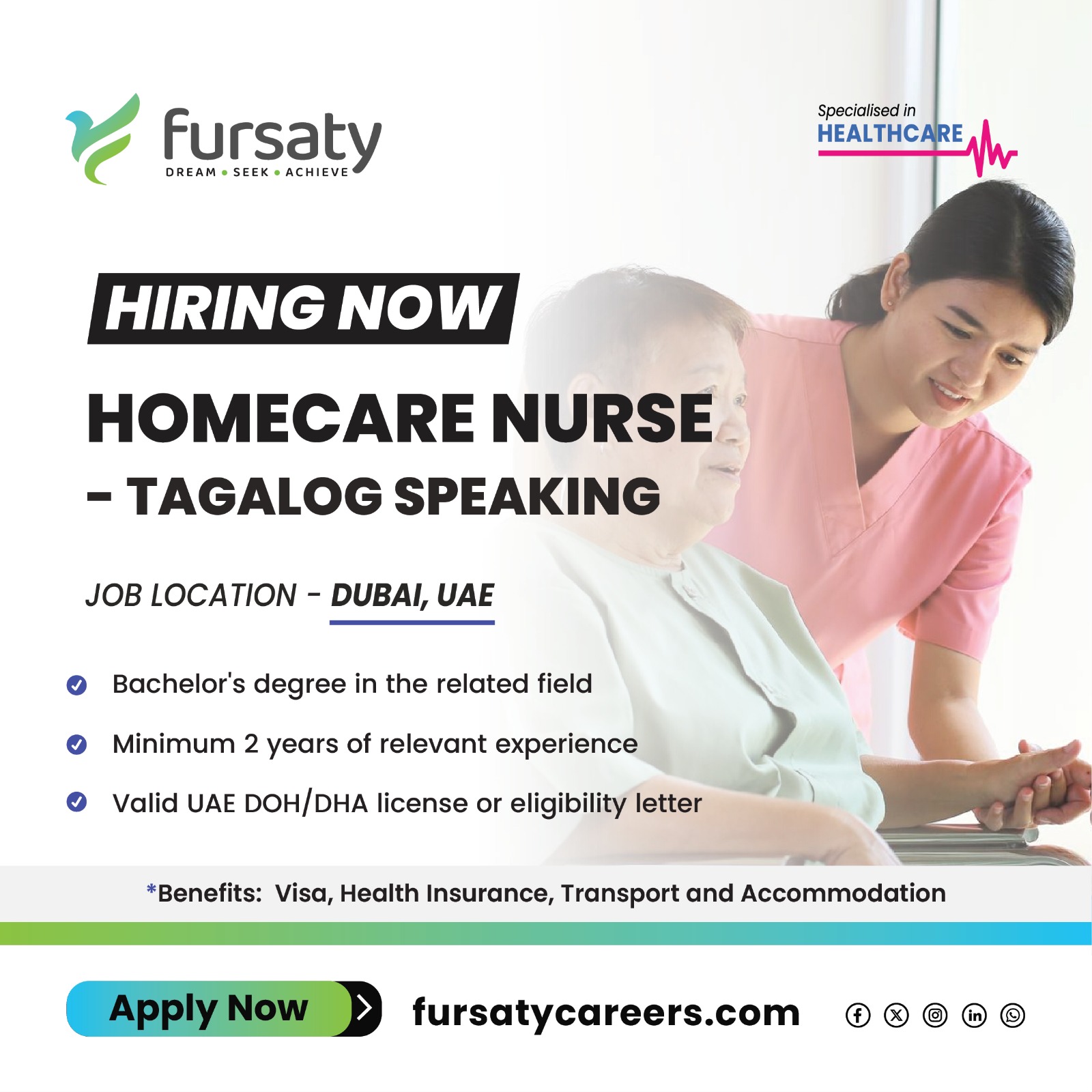 Homecare Nurse (Tagalog speaking)