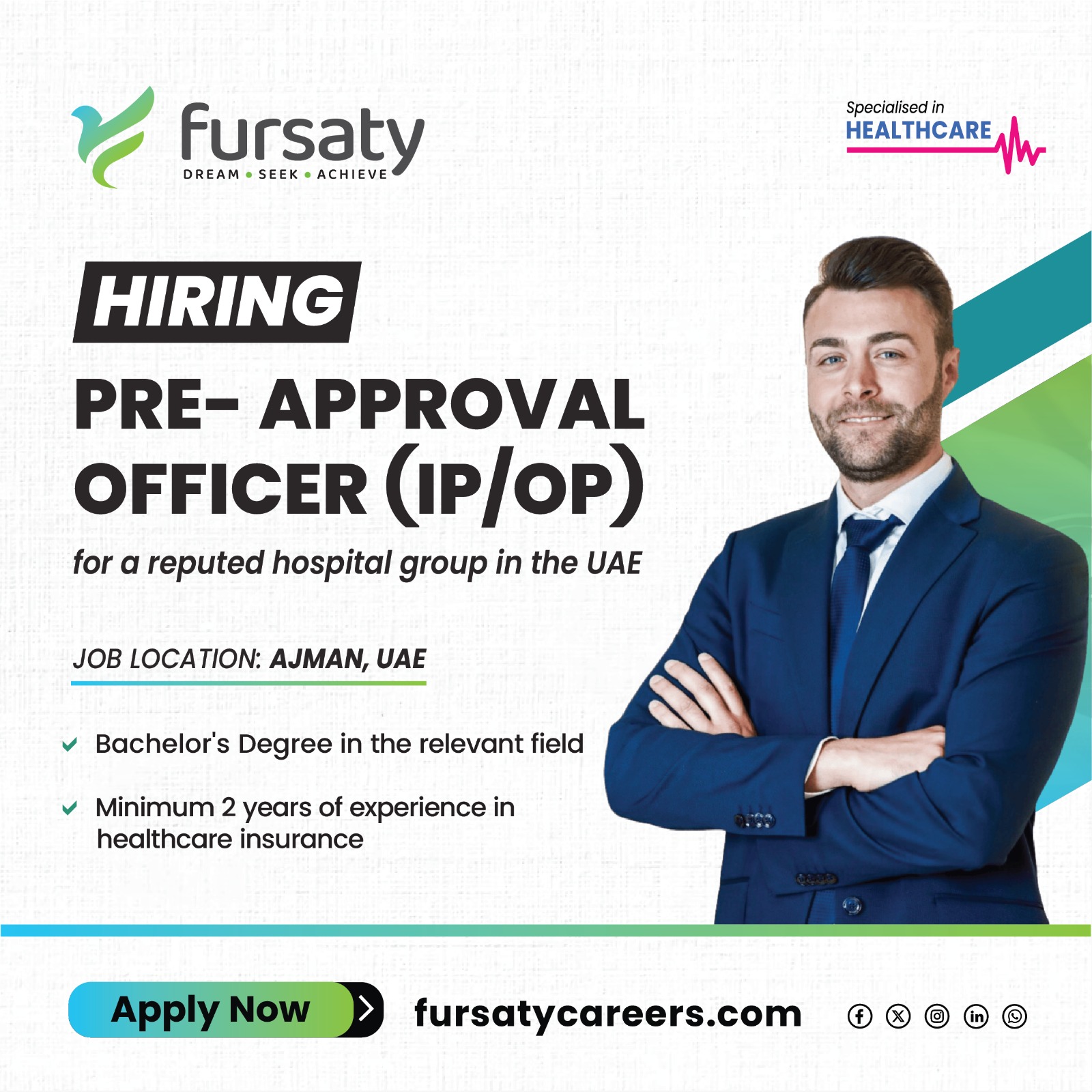 Pre-Approval Officer (IP/OP)