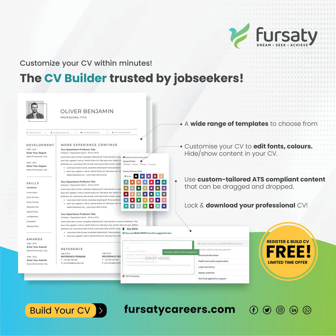 CV Builder - Fursaty Careers